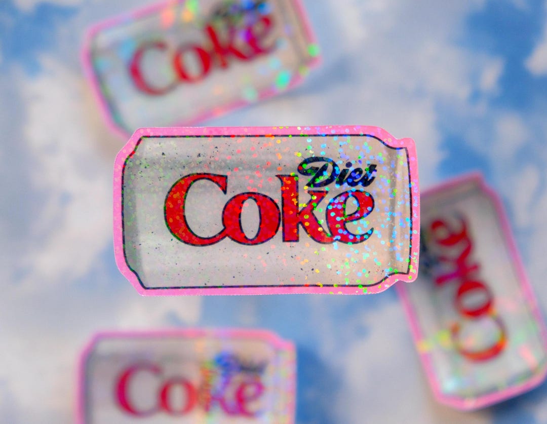 Diet Coke Sticker / Laptop Sticker / Vinyl Decal / Glossy - Etsy
