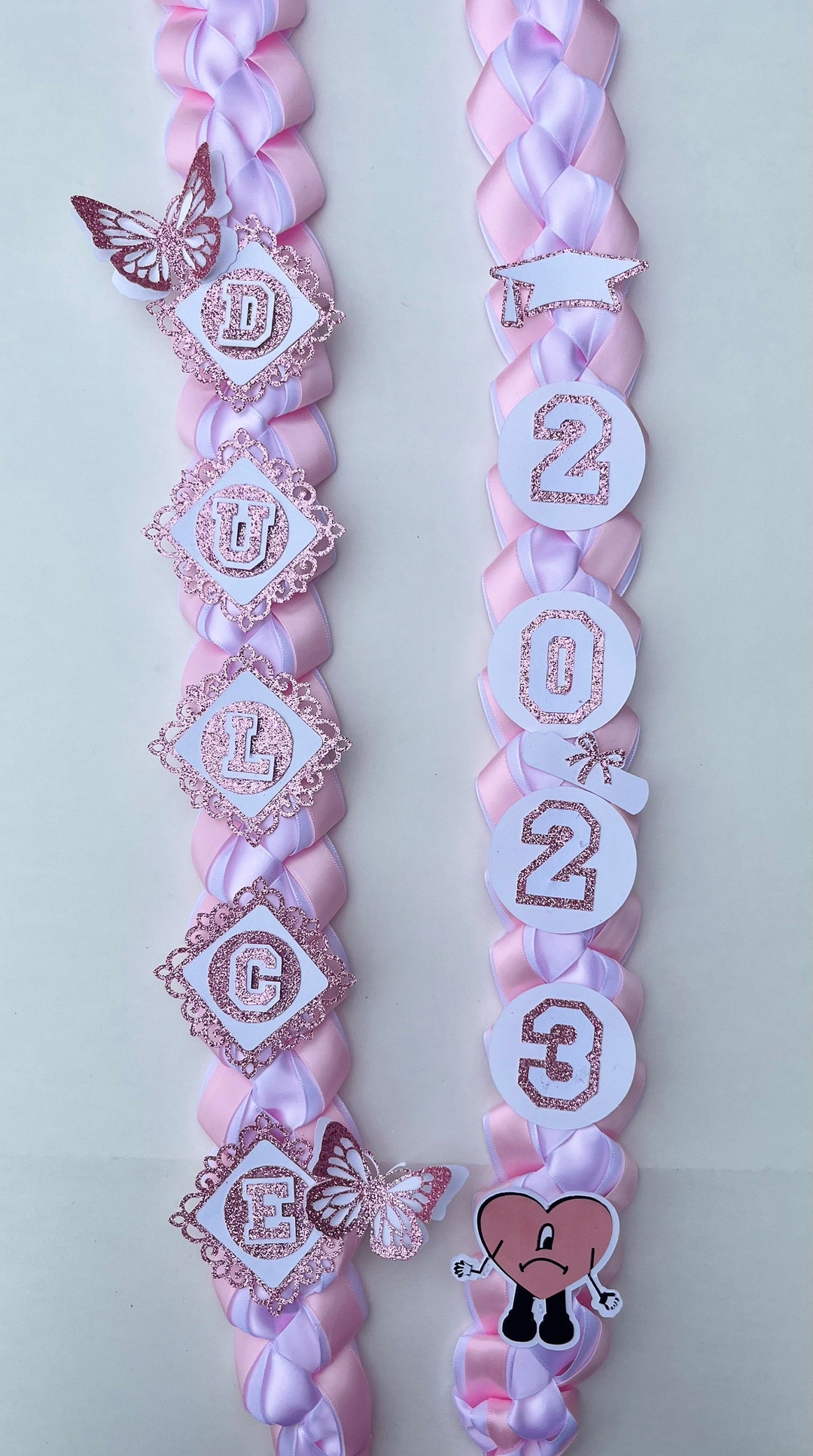 Glitter Graduation Leis Ribbon Lei Graduation Gifts - Etsy