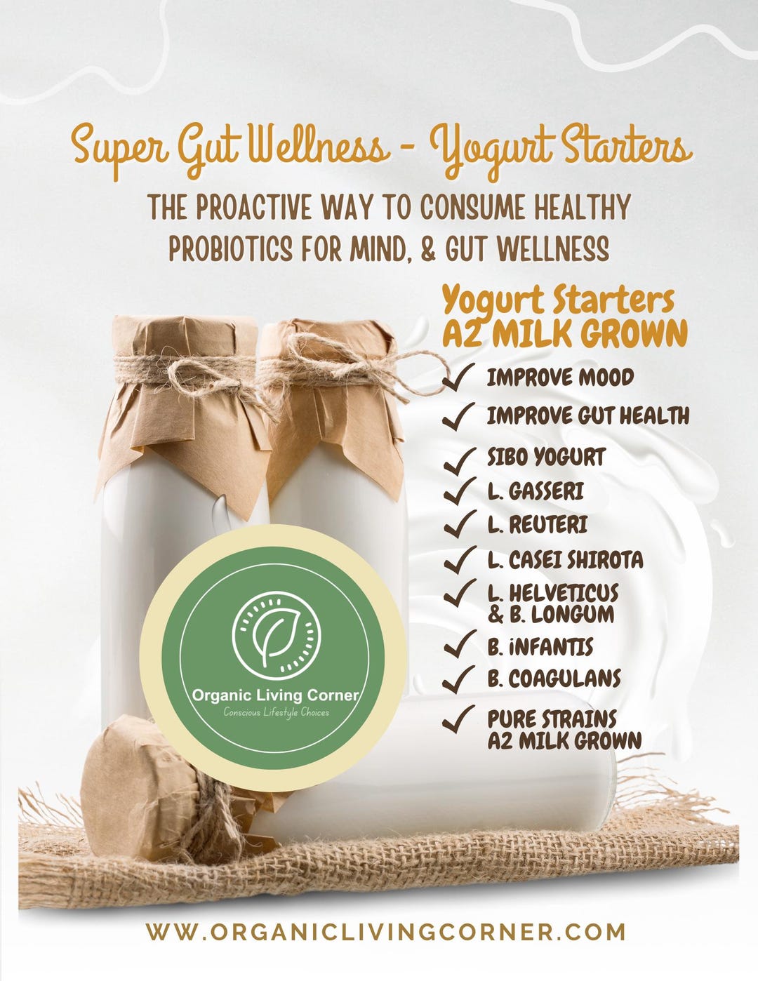 SIBO Yogurt Starter Pack: A2 Milk, L Reuteri & L Gasseri - Etsy Canada