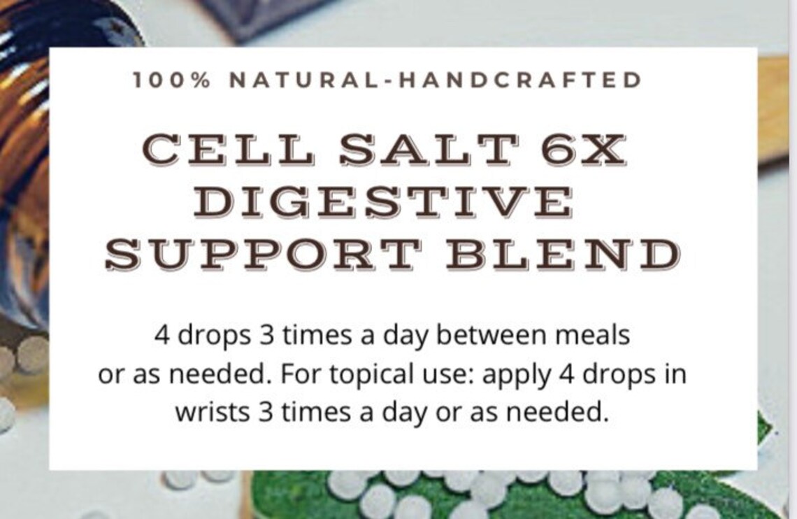 Cell Salts Digestive Support Combo, Indigestion, Distention, Acidity ...