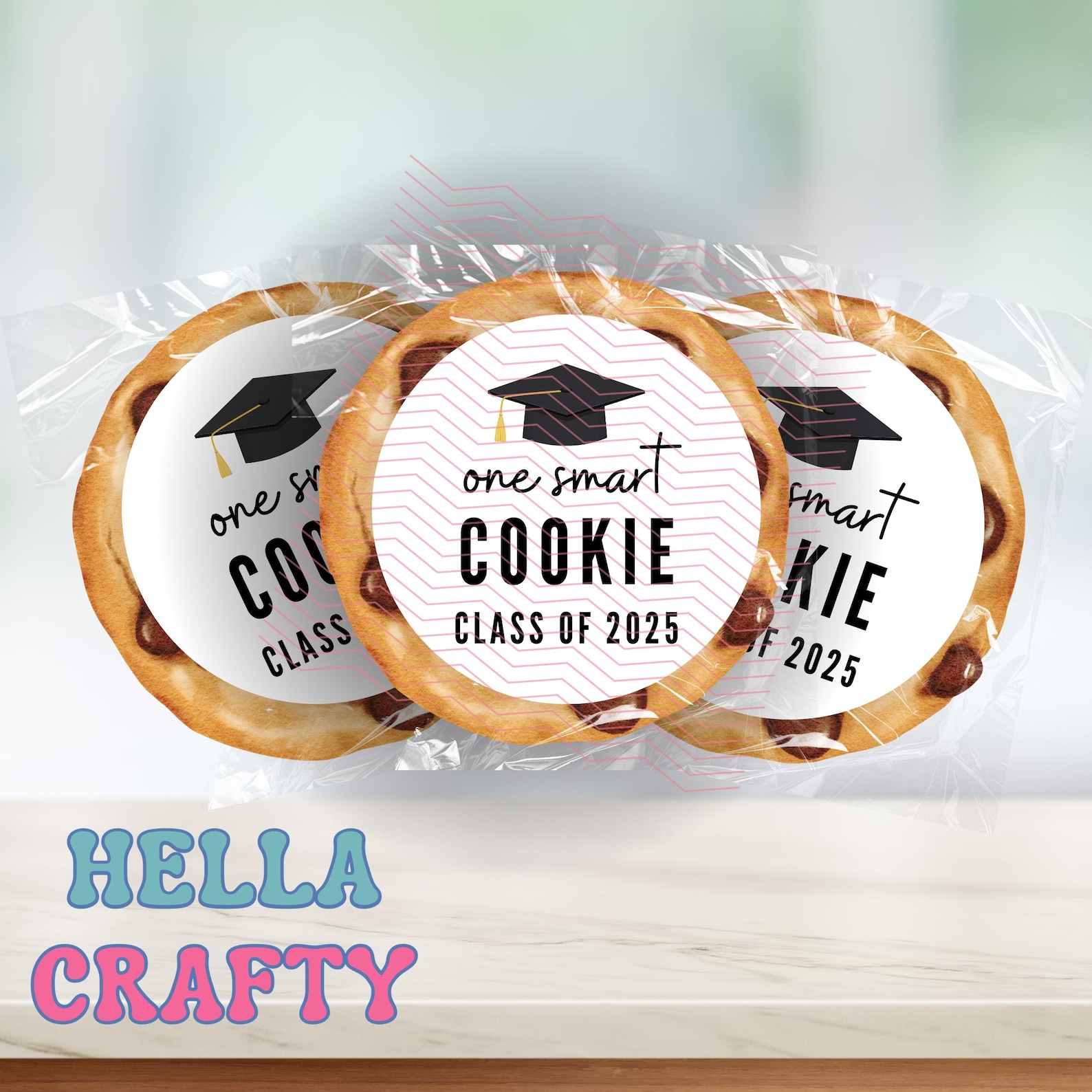 One Smart Cookie Tag, Graduation Tags, Class of 2025 Cookies ...