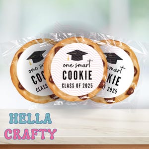 One Smart Cookie Tag, Graduation Tags, Class of 2025 Cookies ...