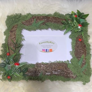 Handmade Green Woodland Photo Frame medium - Etsy