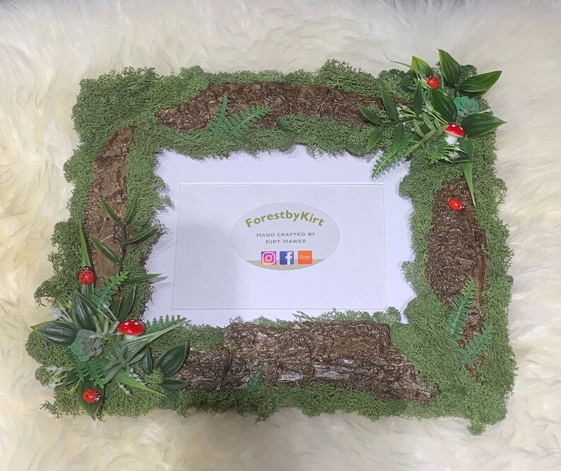 Handmade Green Woodland Photo Frame medium - Etsy