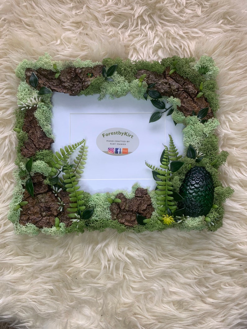 Handmade & Bespoke Woodland Frame Meets Green Dragon Egg in Woodland ...
