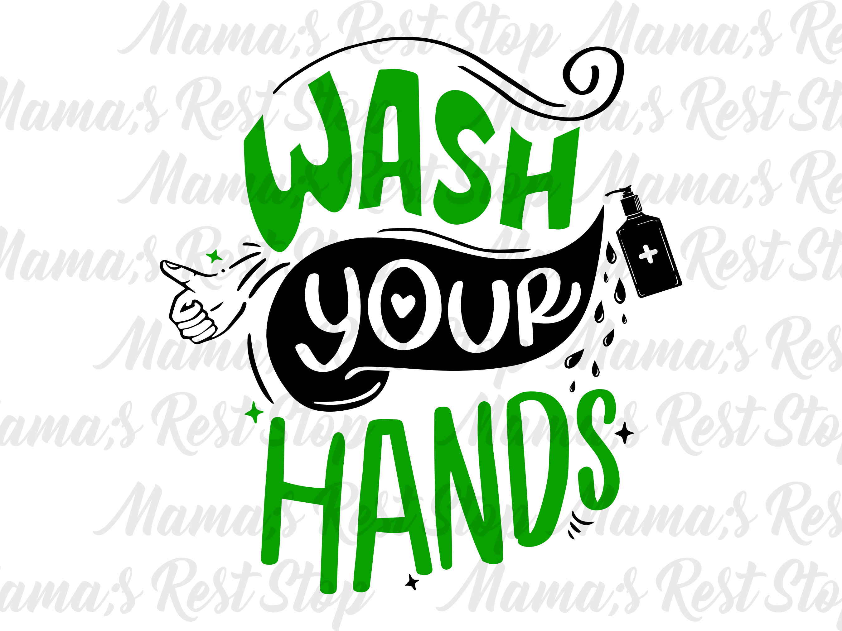 Wash Your Hands SVG/ Wash Hands/ Sanitary SVG/ Bathroom Sign SVG ...