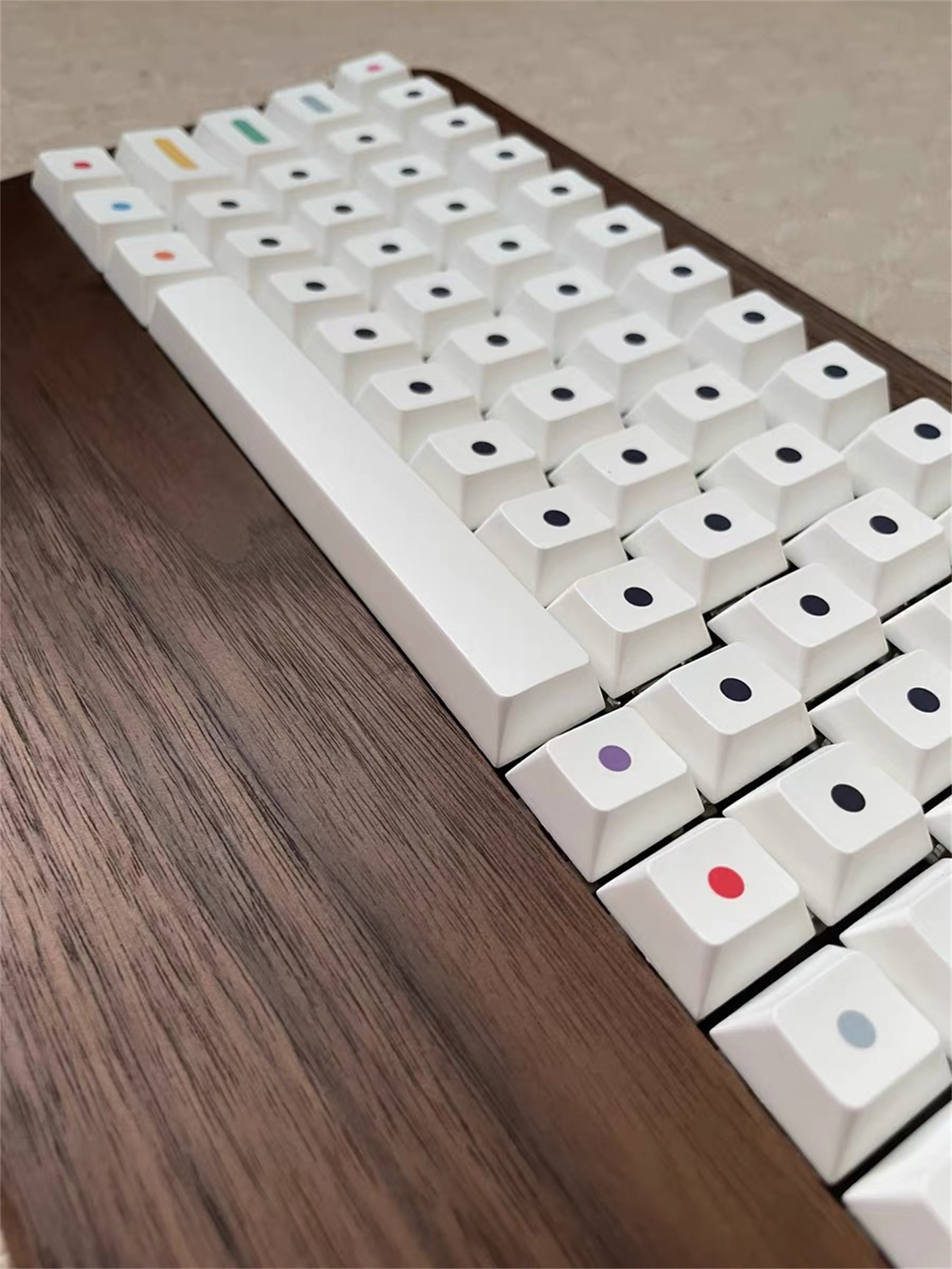 125 Pcs Crazy Dot Blind Htting Keycaps, Challenging Keycaps, PBT ...