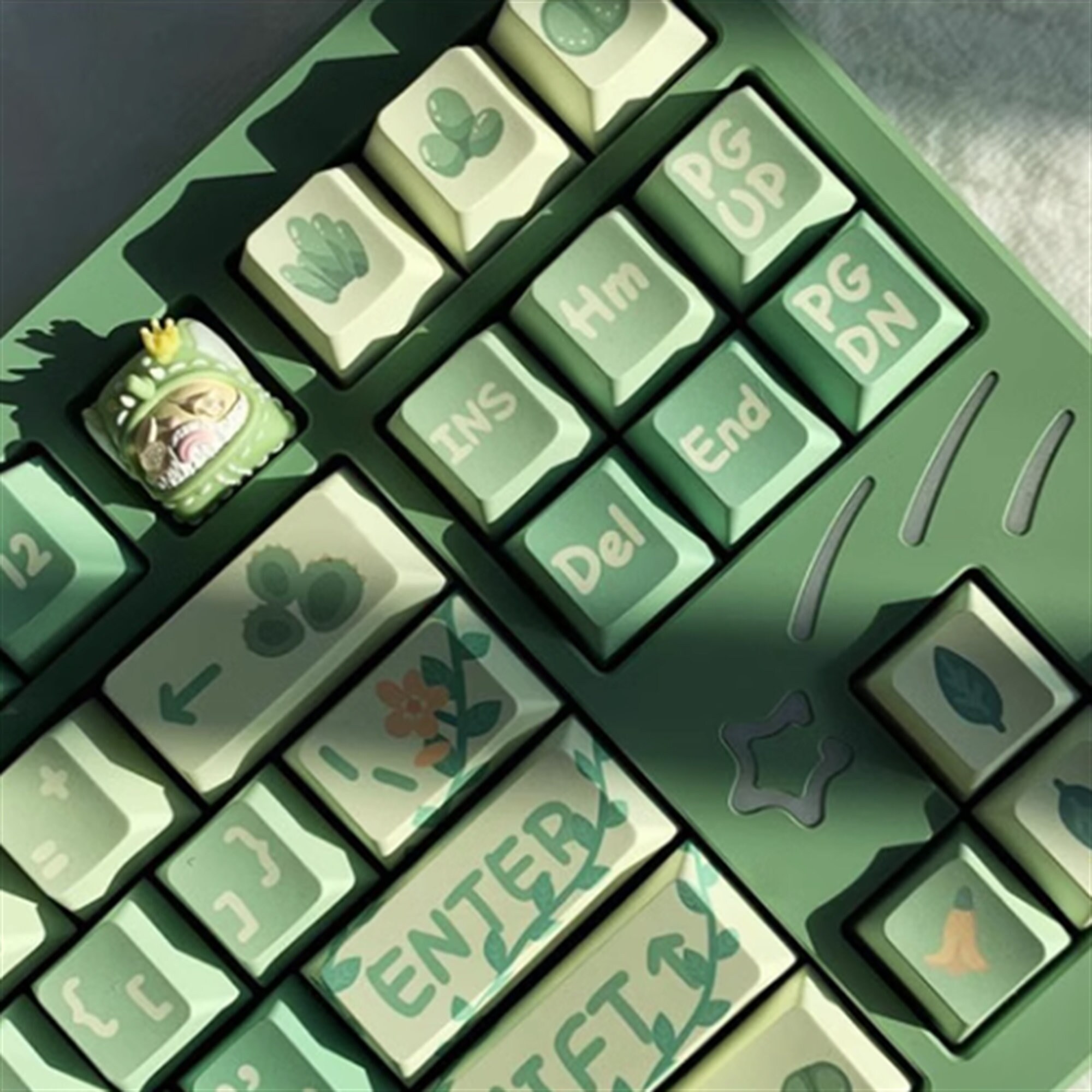 143pcs Plant Collector Theme Keycap Set, PBT Keycap, Cherry Profile ...