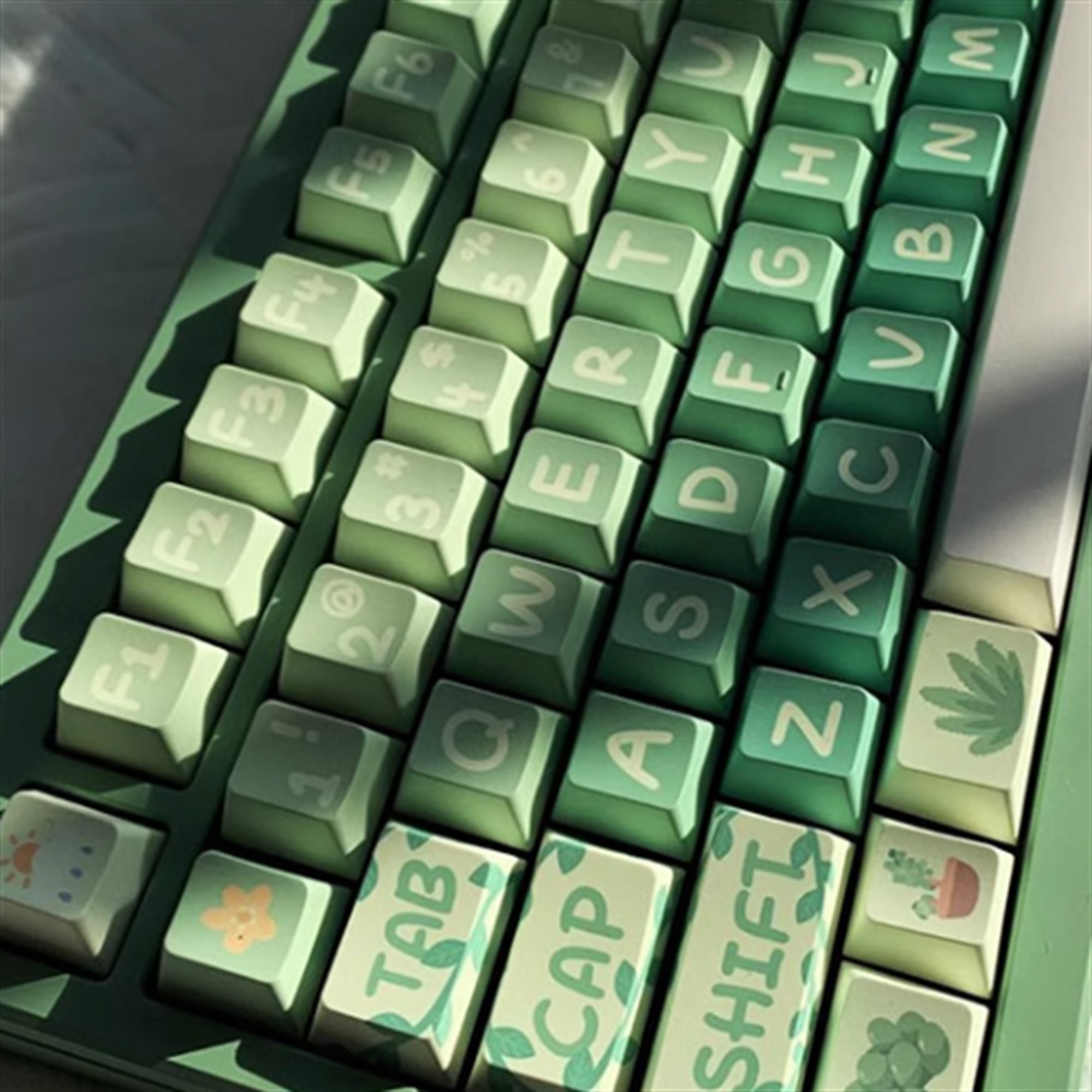 143pcs Plant Collector Theme Keycap Set, PBT Keycap, Cherry Profile ...