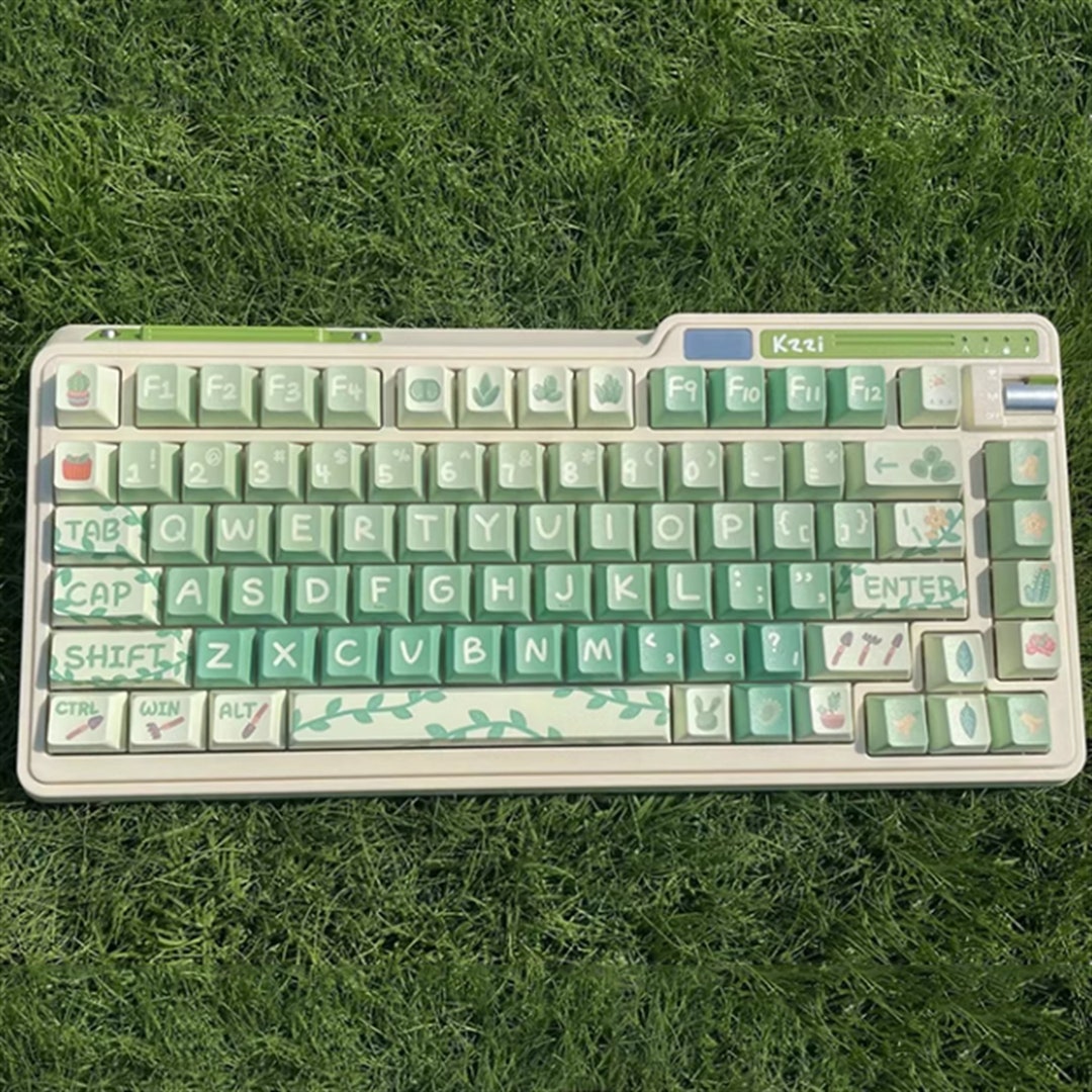 143pcs Plant Collector Theme Keycap Set, PBT Keycap, Cherry Profile ...