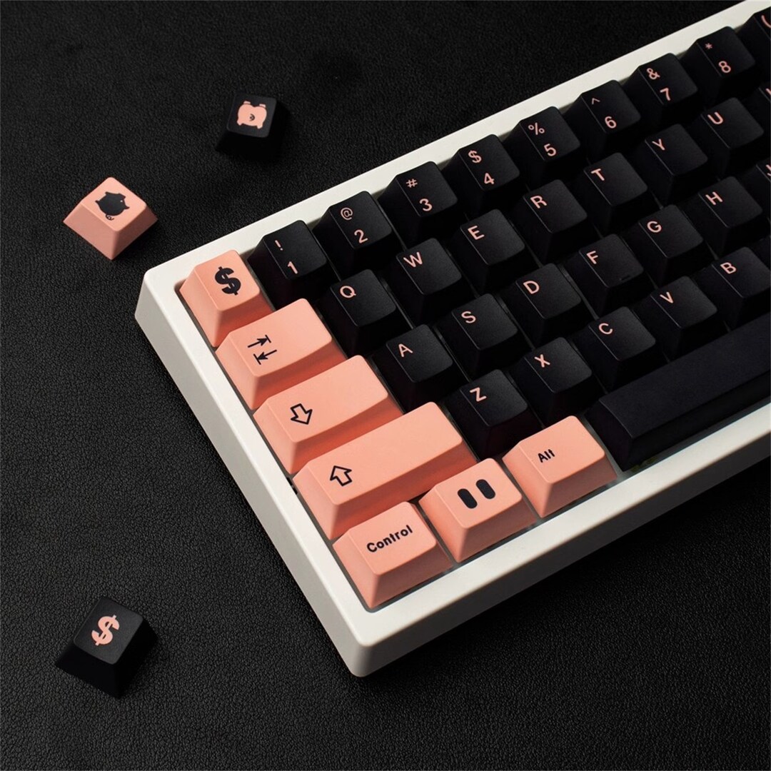 130pcs Pig Theme Keycap Set PBT Keycap for Mechanical Gaming - Etsy
