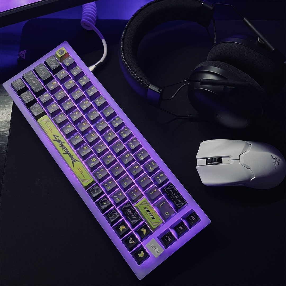 150pcs Cyberspace Themed Keycaps,cool Keycaps,pbt Keycaps,cherry ...