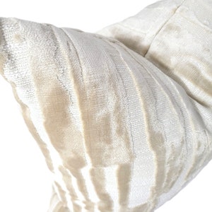 Cream Ivory Cut Velvet Pillow Cover - Etsy