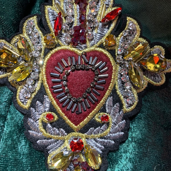 Sacred Heart Patch - Etsy