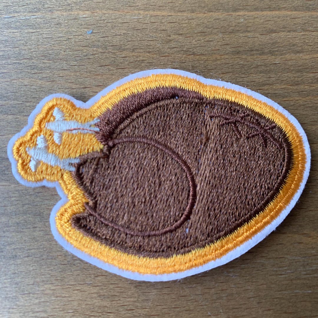 Embroidered Turkey Dinner Patch: Friendsgiving Host Gift - Etsy