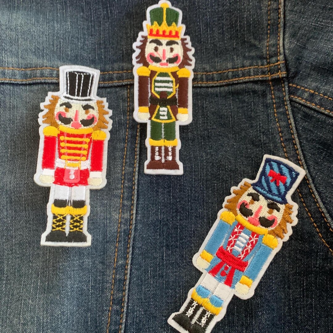 Nutcracker Ballet Patch Set – 3 Christmas Iron-on Appliques - Etsy