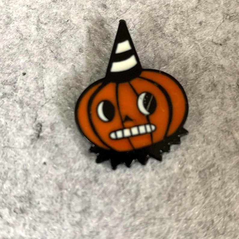 Coffee Enamel Pins – Spooky Pumpkin Spice Latte, Cocoa Lapel Pin - Etsy