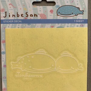 Adorable Jinbe San & Baby Clear Waterproof Sticker - Sumikko Gurashi ...