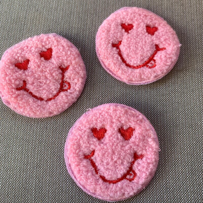 Hearts With Eyes Patch - Etsy