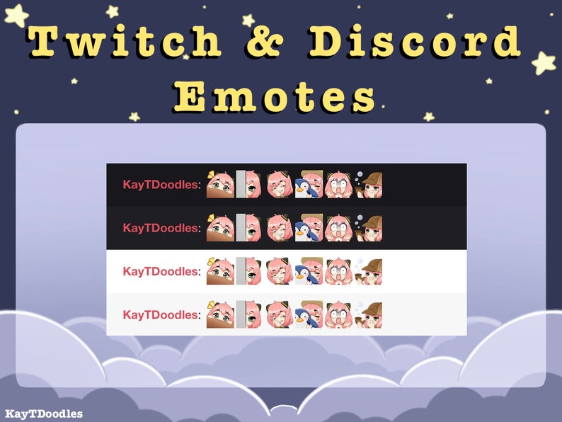 Pink Hair Anime Girl Emote Twitch Discord Emotes - Etsy