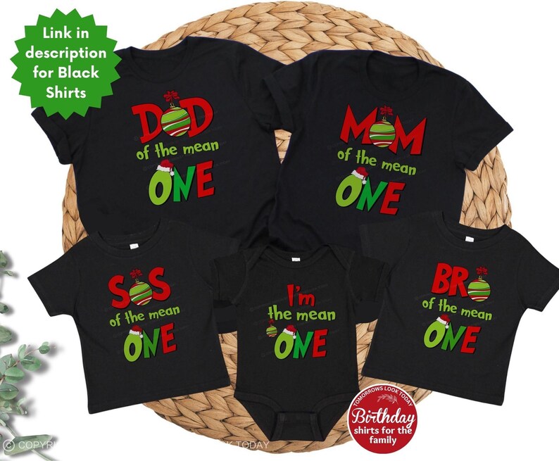 You Are a Mean One Birthday, I'm the Mean One Birthday Shirts ...