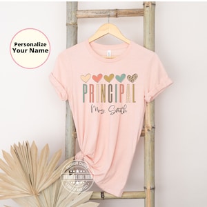 Principal Shirt Personalized Principal Tshirt School - Etsy