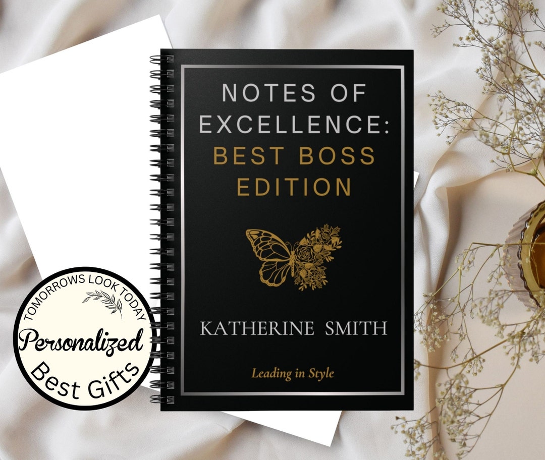 Best Boss Edition Notebook, Personalized Boss Lady Notebook,new ...