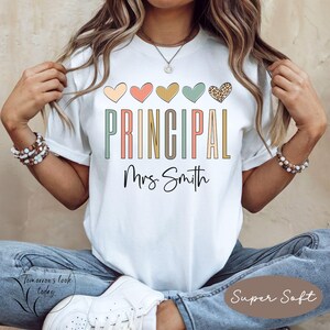 Principal Shirt, Personalized Principal Tshirt, School Principal ...