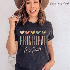 Principal Shirt, Personalized Principal Tshirt, School Principal ...