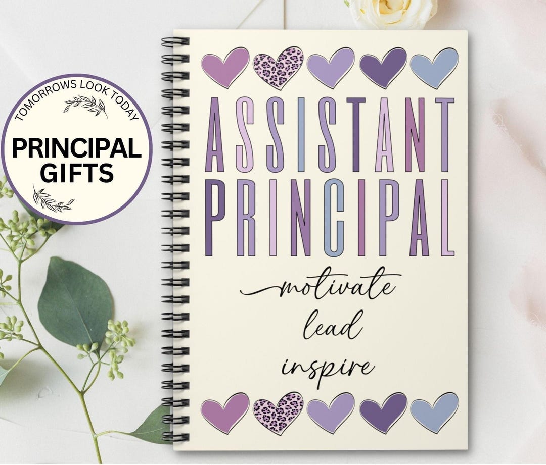 Assistant Principal Gift, Vice Principal Notebook, Appreciation Gifts ...
