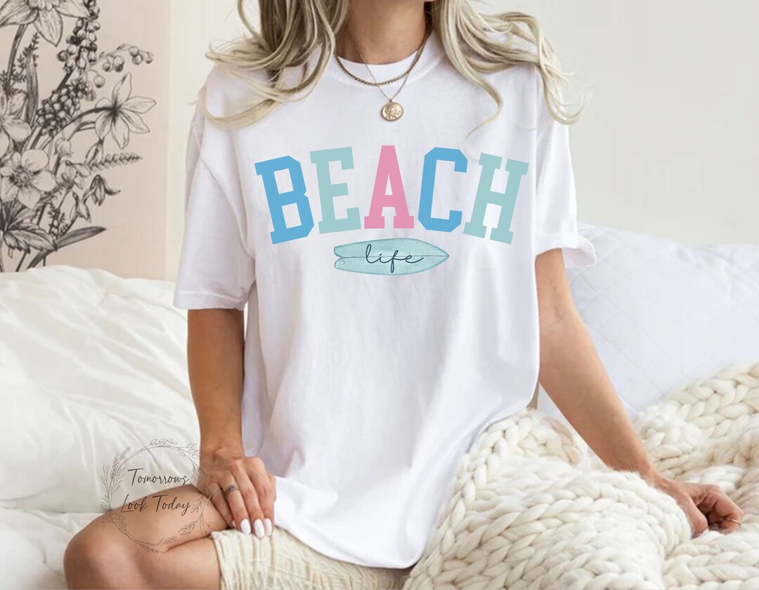 Beach T-shirt, Cute Beach Spring Break Shirt, Beach Vacation Shirt ...