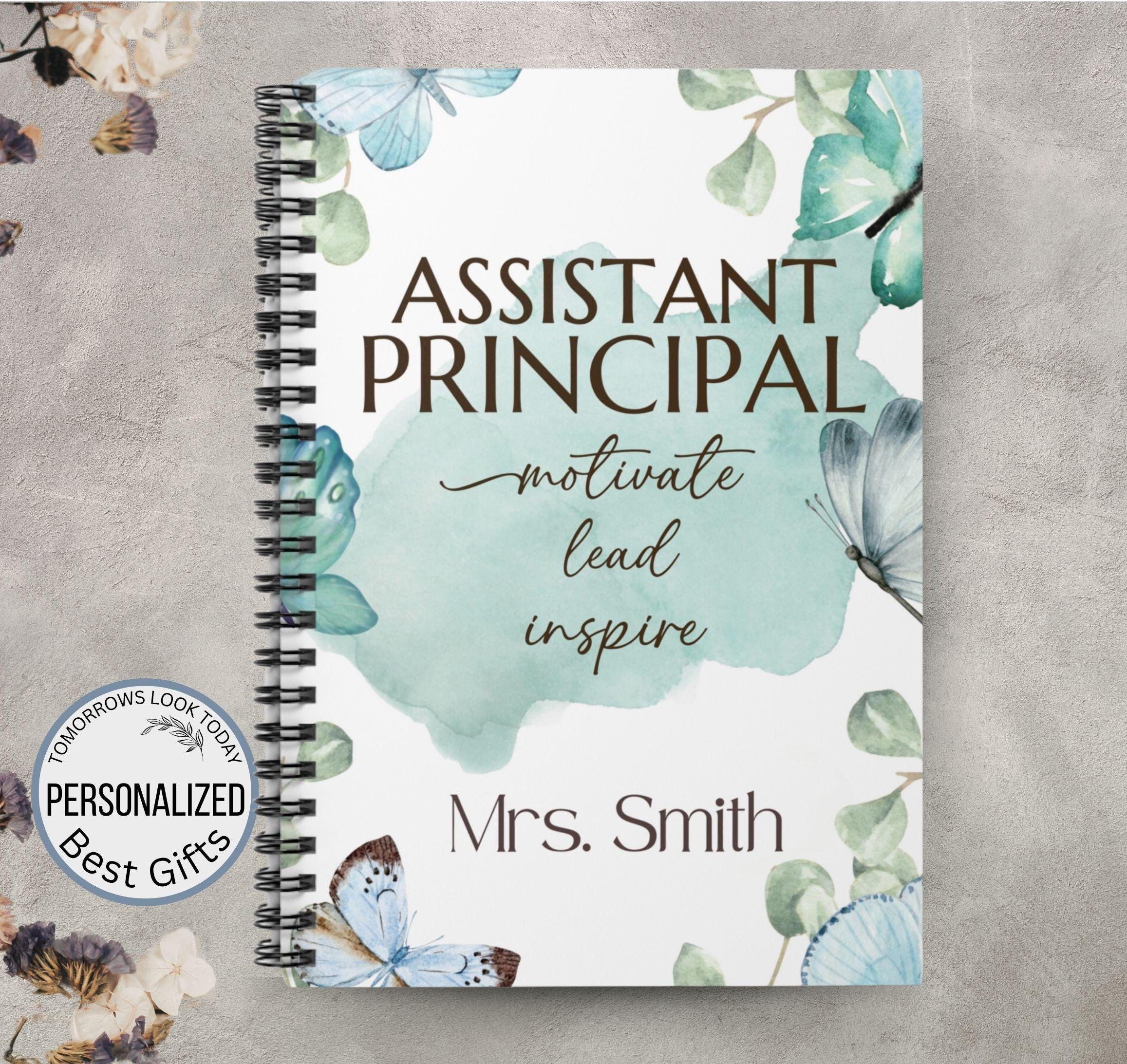 Assistant Principal Gift, Personalized Vice Principal Notebook ...