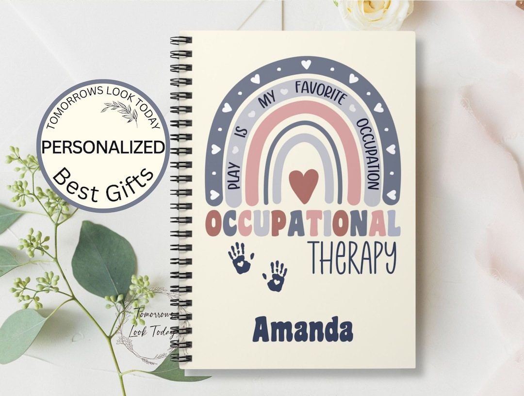 Personalized Occupational Therapy Gift, OT Notebook, COTA, Occupational ...