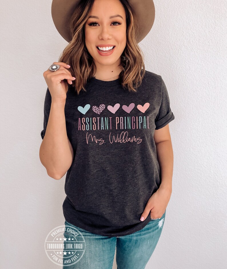 Principal Shirt Personalized Assistant Principal Tshirt - Etsy