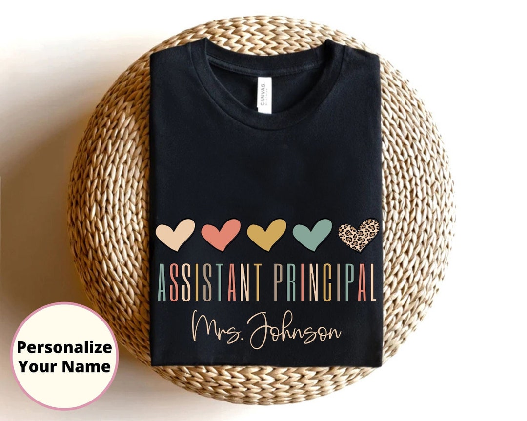 Assistant Principal Shirt, Personalized Assistant Principal Tshirt ...
