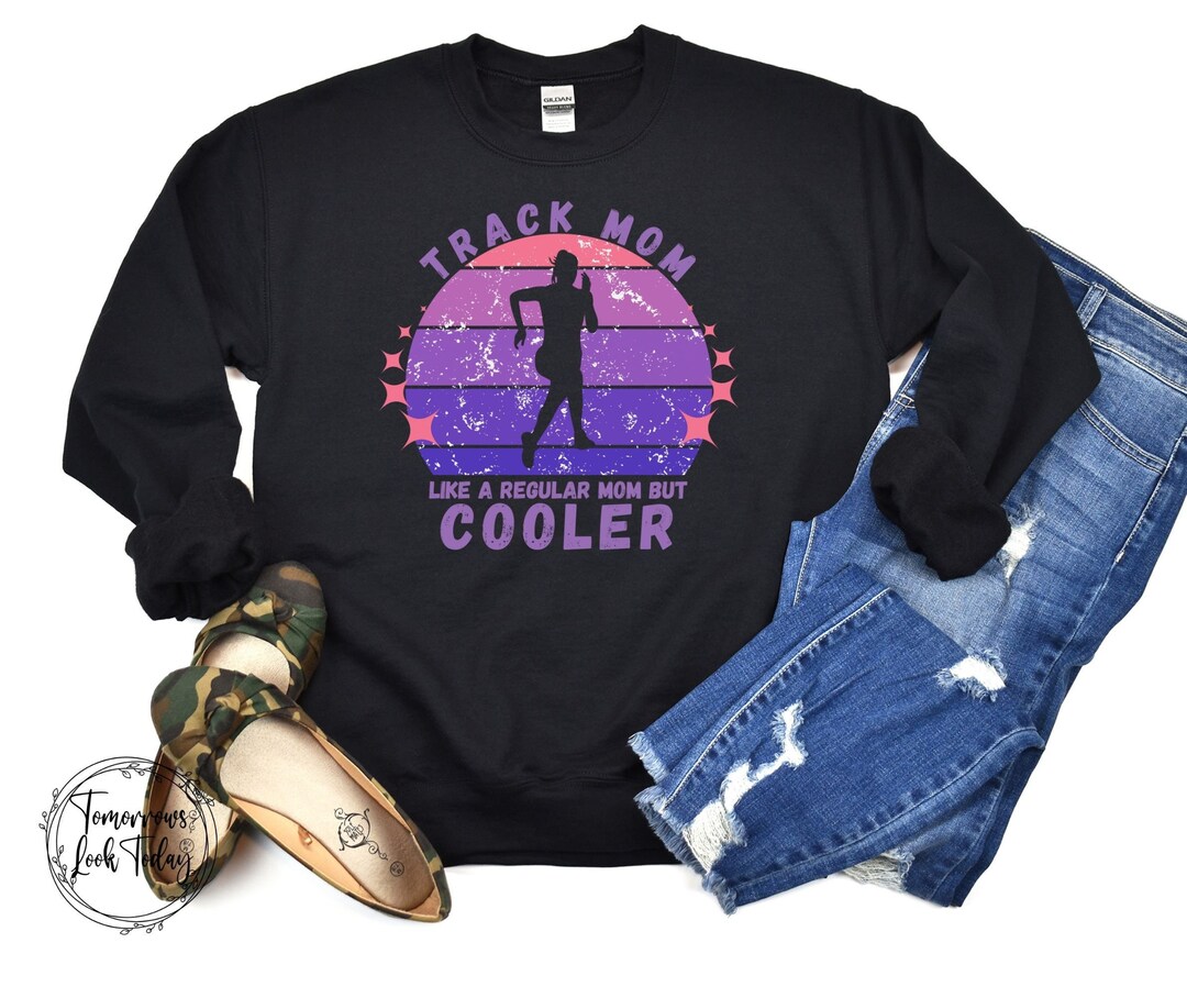 Track Mom Shirts, Track Sweatshirt for Mom, Track and Field Girls ...