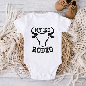 My First Rodeo Birthday Shirt, 1st Rodeo Matching Family Shirts, Rodeo ...