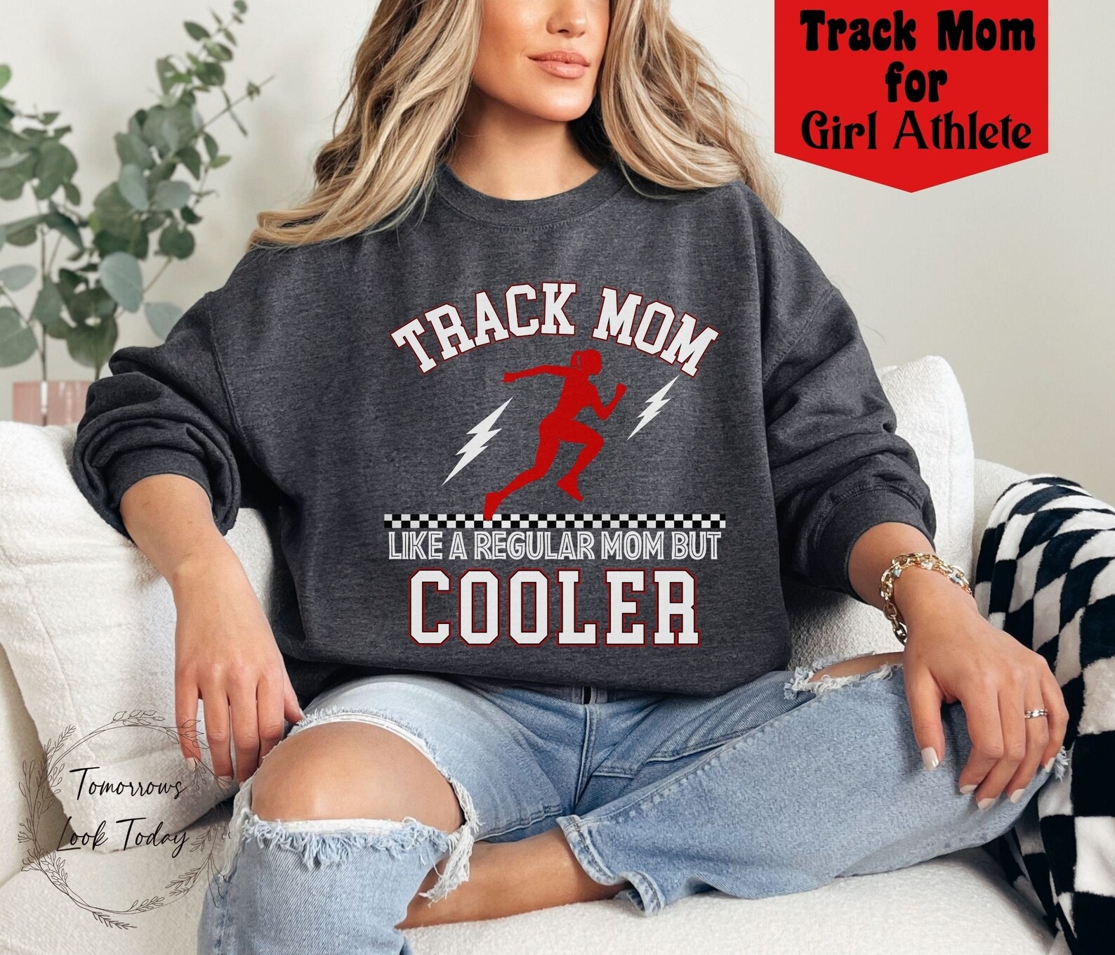 Track Mom Shirt, Like a Regular Mom but Cooler, Track and Field ...