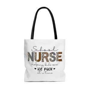 School Nurse Tote Bag, School Nurse Ice Pack Bag, School Nurse Gifts ...