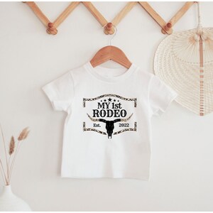 My First Rodeo Birthday Shirt 1st Rodeo Matching Family - Etsy
