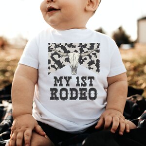 My First Rodeo Birthday Shirt, Rodeo Matching Family Shirts, 1st Rodeo ...