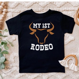 My First Rodeo Birthday Shirt, 1st Rodeo Matching Family Shirts, Rodeo ...