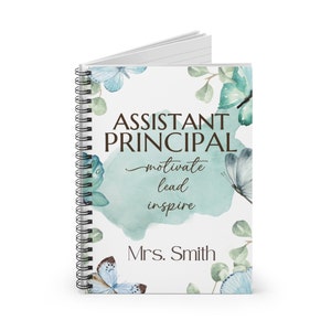 Assistant Principal Gift, Personalized Vice Principal Notebook ...