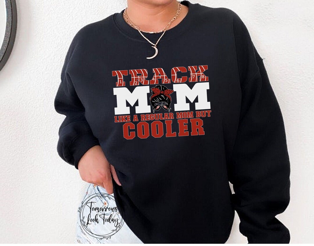 Track Mom Shirts, Track Sweatshirt for Mom, Track and Field Girls Boys ...