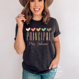 Principal Shirt Personalized Principal Tshirt School - Etsy