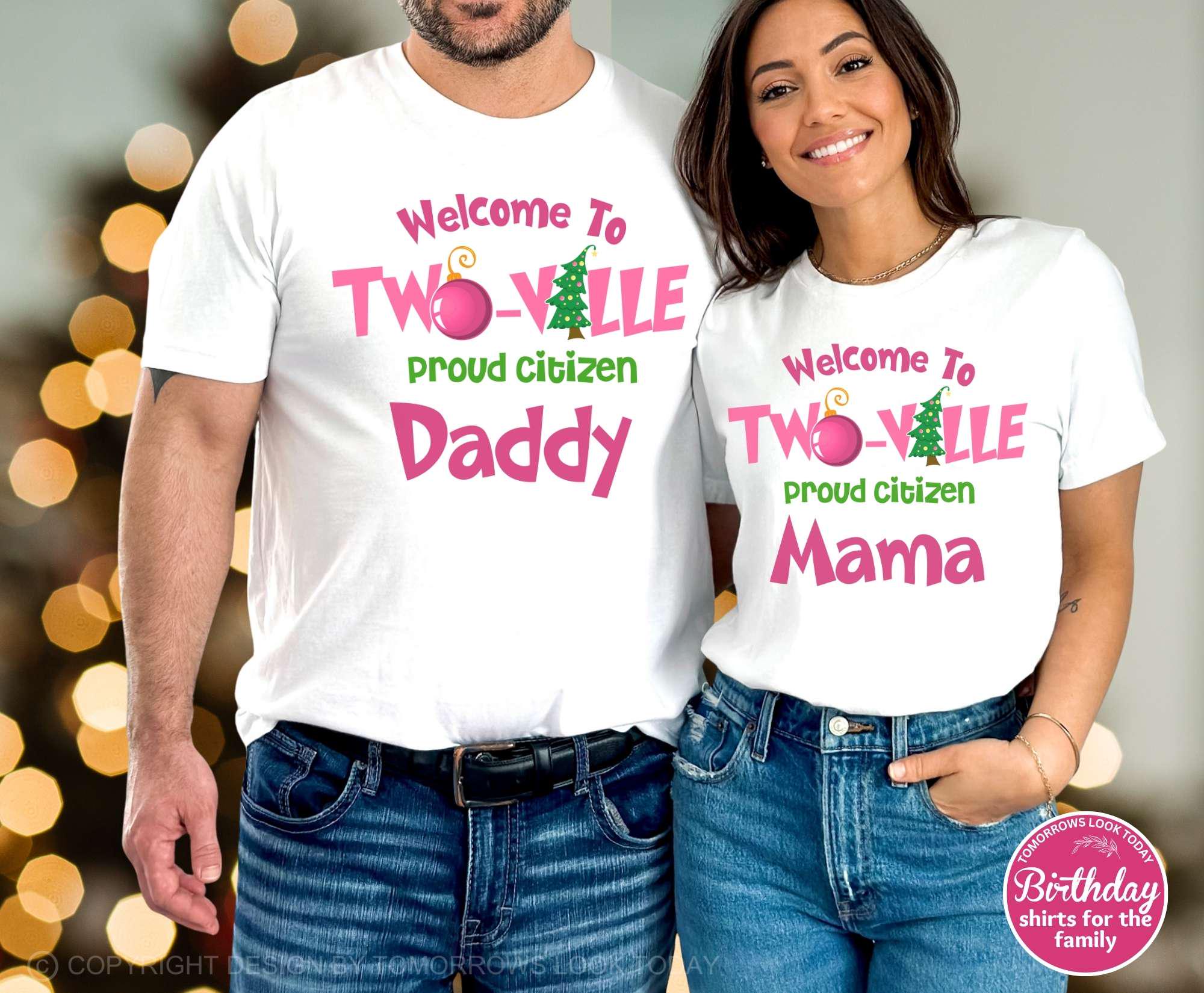 2nd Birthday Shirt, Twoville Birthday, Toddler Birthday Tee, Mommy and ...