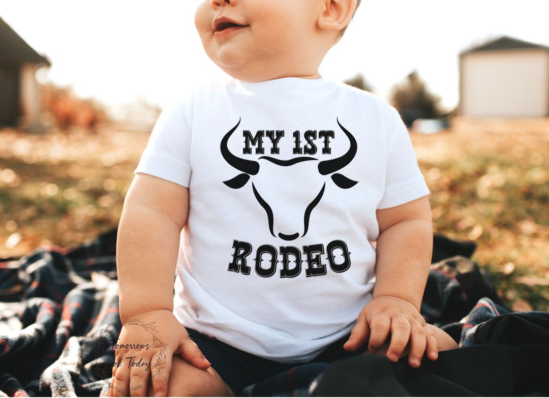 My First Rodeo Birthday Shirt, 1st Rodeo Matching Family Shirts, Rodeo ...