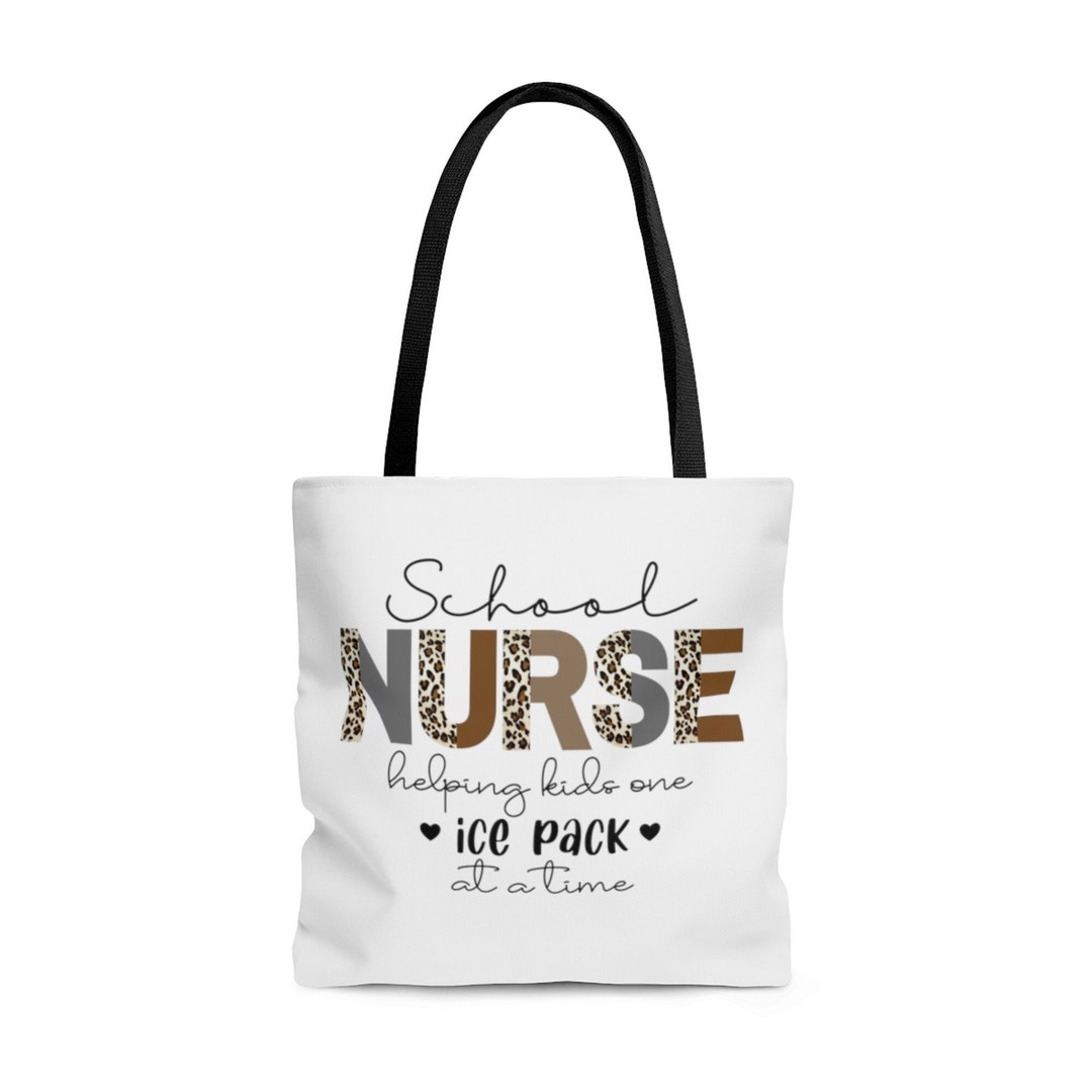 School Nurse Tote Bag, School Nurse Ice Pack Bag, School Nurse Gifts ...
