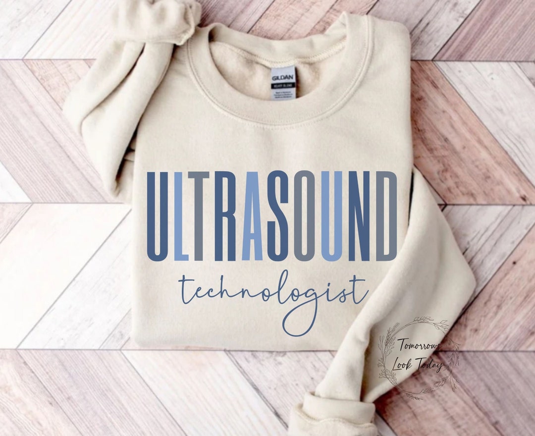 Ultrasound Technologist Crewneck Sweatshirt for Sonographer, Sonography ...