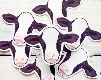 Cute Calf Stickers | Etsy